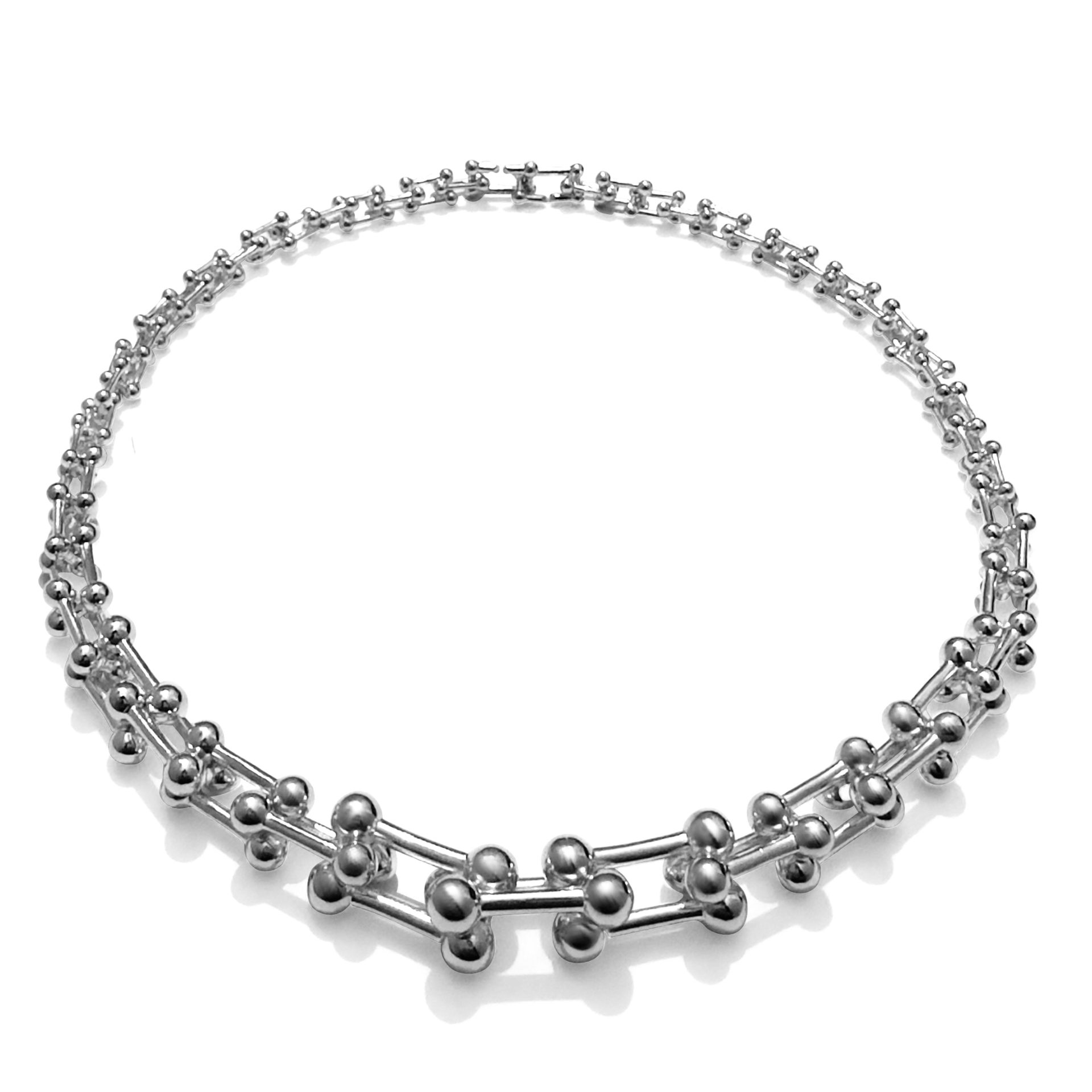 Graduated Link Necklace in Sterling Silver – Sven & Co.